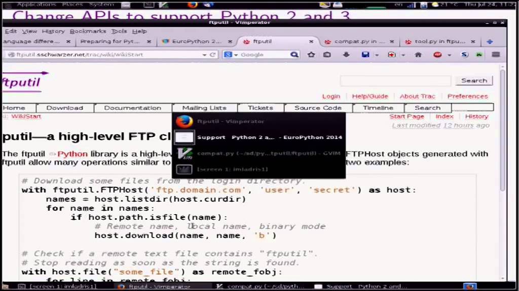 Support Python 2 and 3 with the same code
