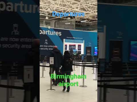 Departures inside Birmingham airport may 01st 2023