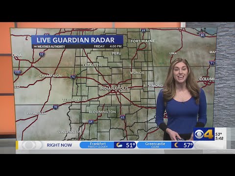 Meteorologist Alyssa Andrews Weather Indianapolis - CBS4 News at 5