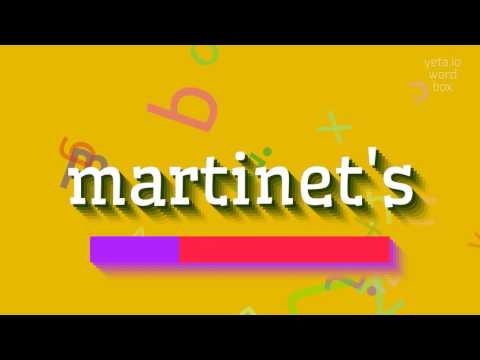 How to say "martinet's"! (High Quality Voices)