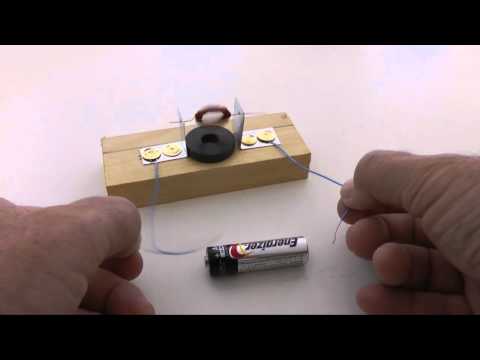 Here is some tips for building a DC Motor using a “AA” battery ...