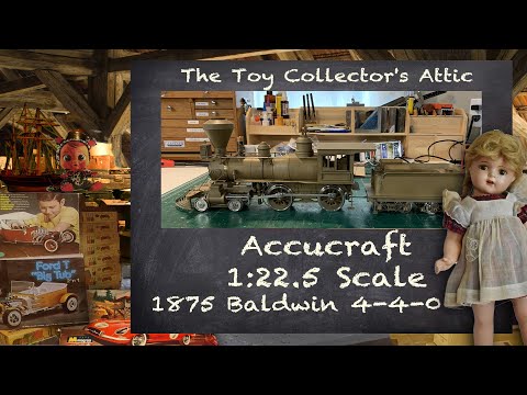 Acucraft 1:22.5 Brass 1875 Baldwin 4-4-0 "The Sonoma" OR Eureka & Palasaids #4, "The Eureka"