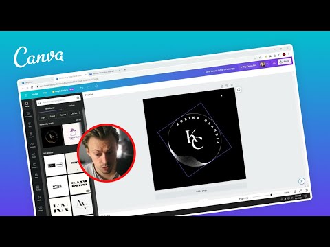How do you make a black and white logo in Canva