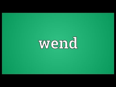 Wend Meaning
