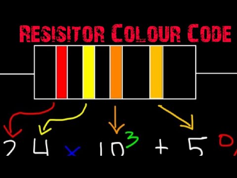 Resistor Colour Code ||B B RoY of a Great Britain has a Very Good Wife