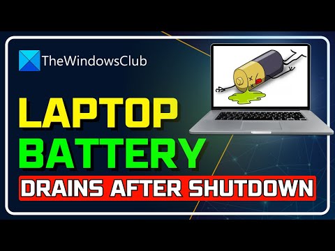 Fix LAPTOP BATTERY Draining After Shutdown | Laptop Losing Battery When It's Off [WINDOWS 11/10]