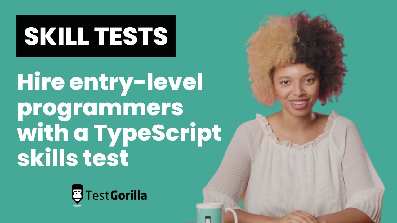Hire entry-level programmers with our TypeScript skills test