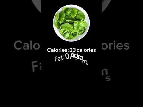 What are the nutritional values for 100 grams of Spinach?