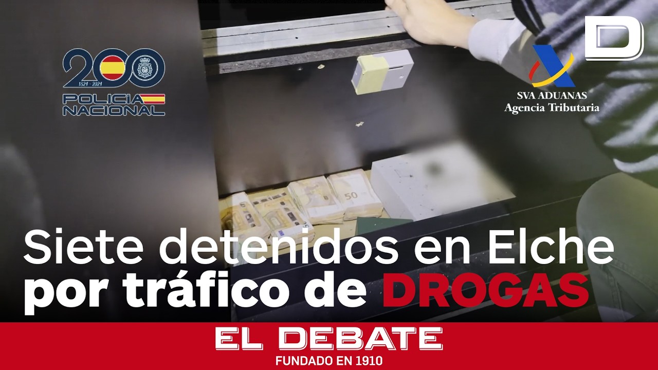 Siete detenidos al desmantelar en Elche un supuesto grupo criminal dedicado al tráfico de drogas