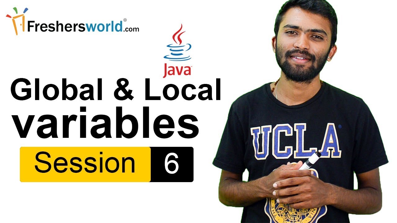 Learn JAVA – Session 6, Local and global variables, Guide for Java Developers