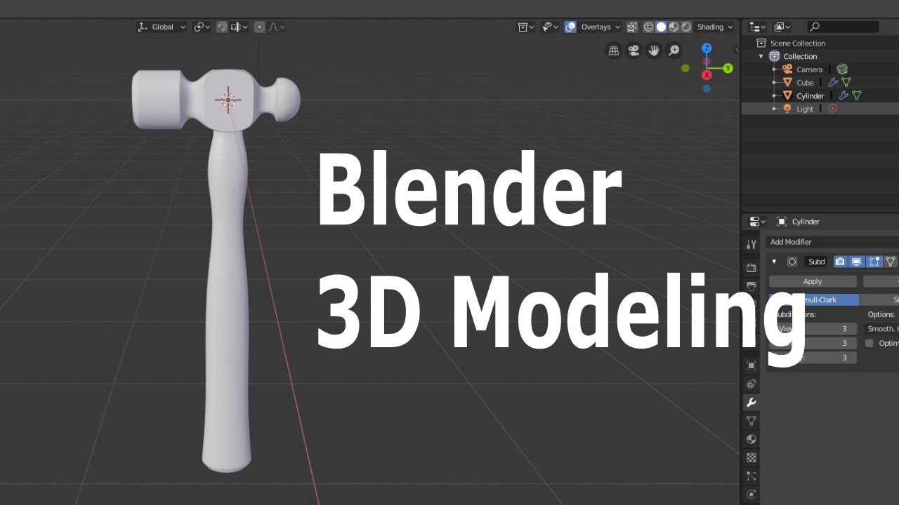 Blender 2.8 Beginner 3D Modeling Tutorial