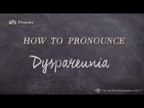 How to Pronounce Dyspareunia (Real Life Examples!)