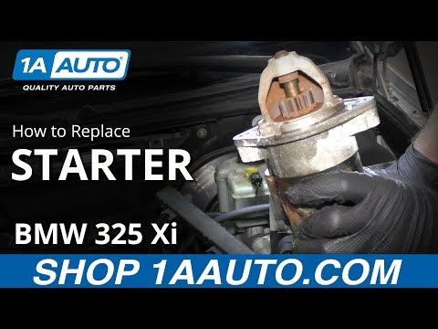 How to Replace Starter 97-06 BMW 325 Xi