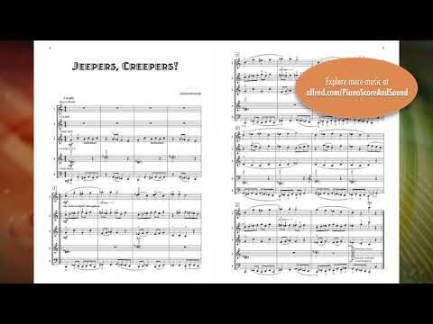Jeepers, Creepers (Digital Keyboard Orchestra), by Dennis Alexander - Score & Sound, Piano