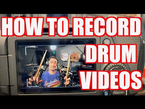 HOW TO RECORD DRUM VIDEOS (in 5 minutes)