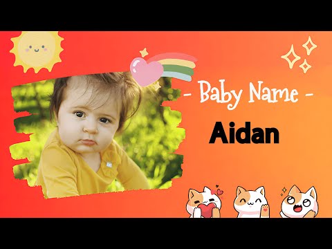 Aidan - Boy Name Meaning, Little fire, 2023