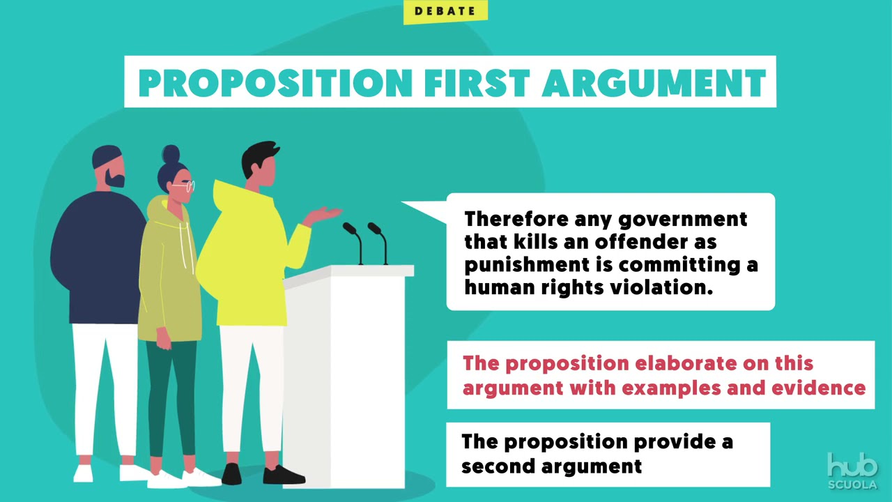 Debating skills - Debate Role Play: First opposition