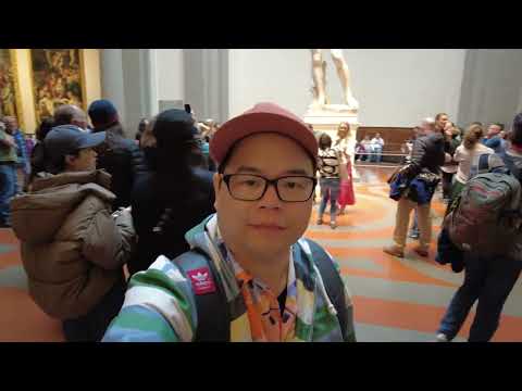 Michelangelo's Masterpiece - The Statue of DAVID | The Galleria dell'Accademia in Florence, Italy