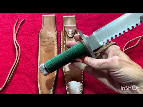 The awesome D,MAURO First Blood number 7 with polished clip pair nova numbered sheaths,