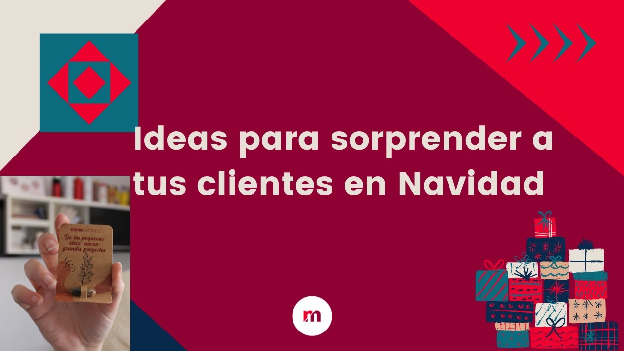 Regalos para sorprender a clientes en Navidad