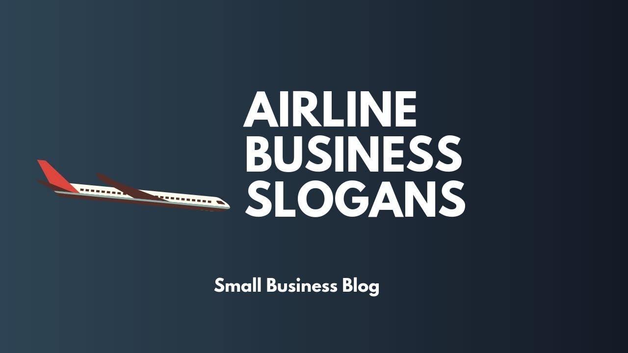 Catchy Airlines Slogans and taglines