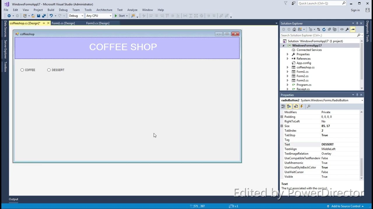 C# Full Project Tutorial (Coffee Shop Management System) With source code and MySql database