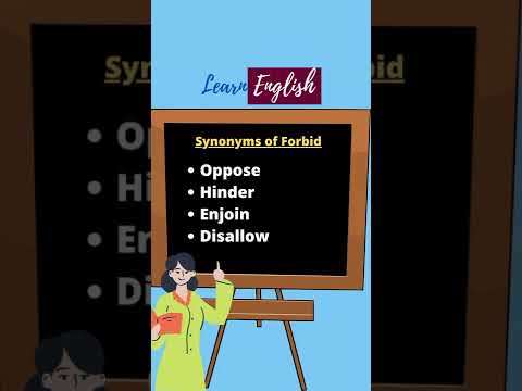 What is the synonyms of forbid? | Forbid के synonyms? #shorts #learnenglish #synonyms #youtube