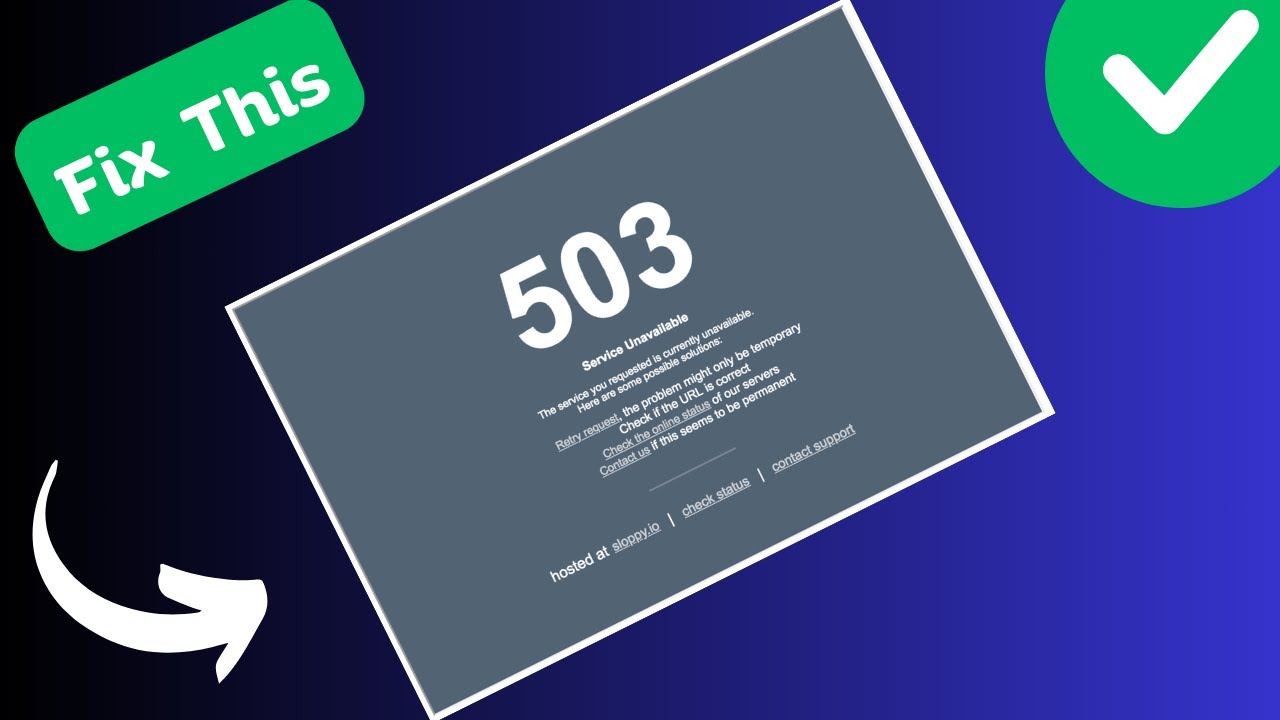 How to Fix 503 Service Unavailable on GitHub