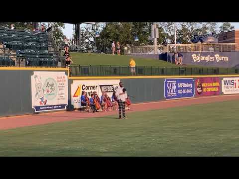Columbia Fireflies National Anthem Performance