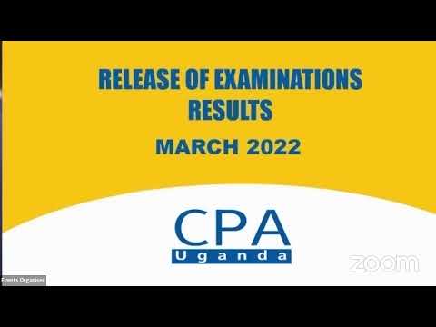 MARCH 2022 EXAMINATIONS RELEASE