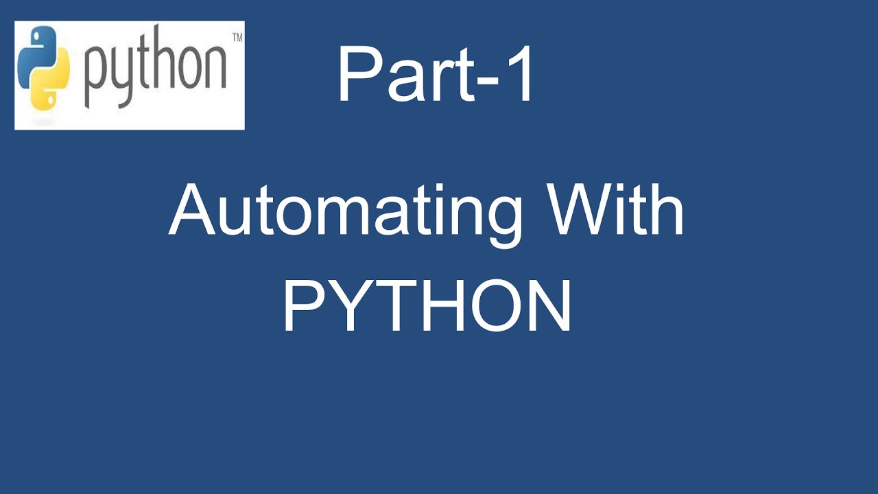 Python Automation Series Overview || Python Tutorial || Nitya Cloudtech