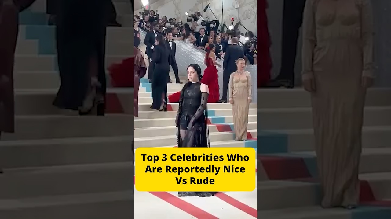 Top 3 Celebrities Who Are Reportedly Nice Vs Rude