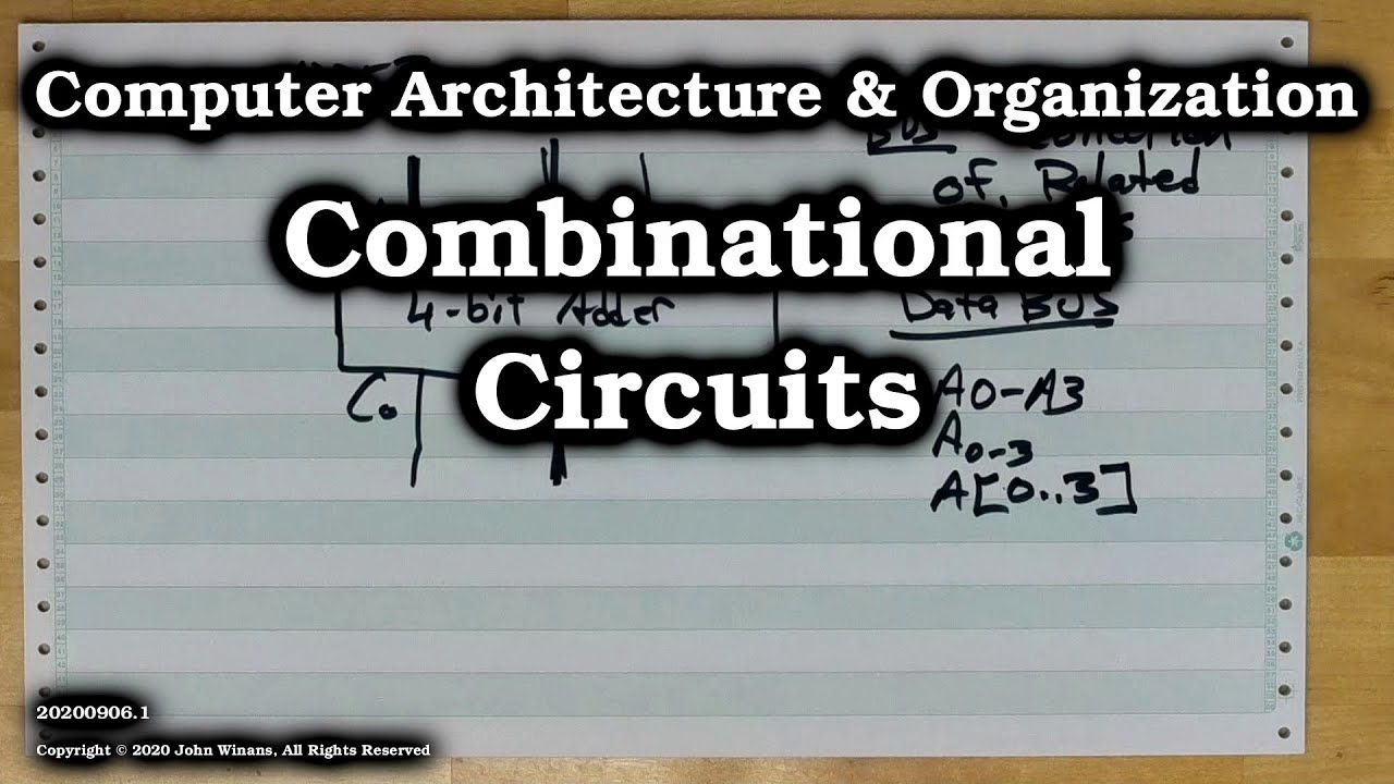 Introduction to combinational circuits a'la half & full adders