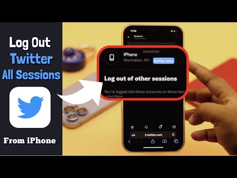 Logout All Sessions of Twitter from iPhone 2022 (How To)