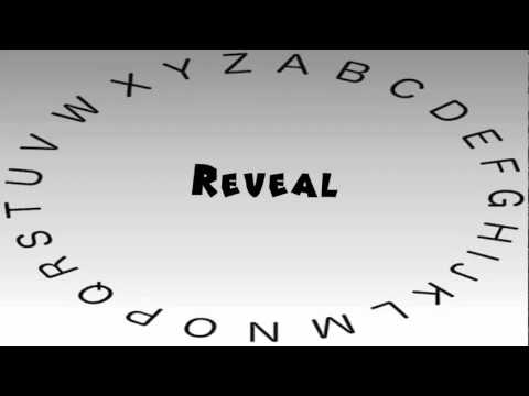 How to Say or Pronounce Reveal