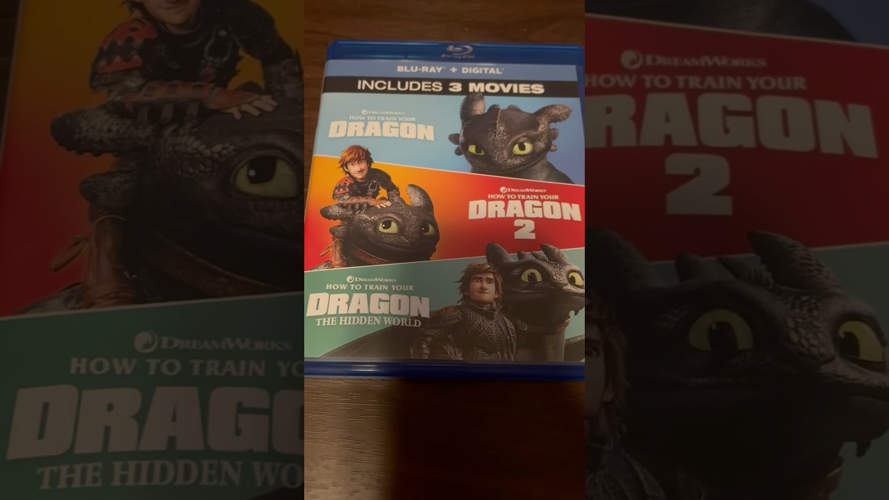 How To Train Your Dragon 3 Movie Collection #unboxing #bluray #howtotrainyourdragon