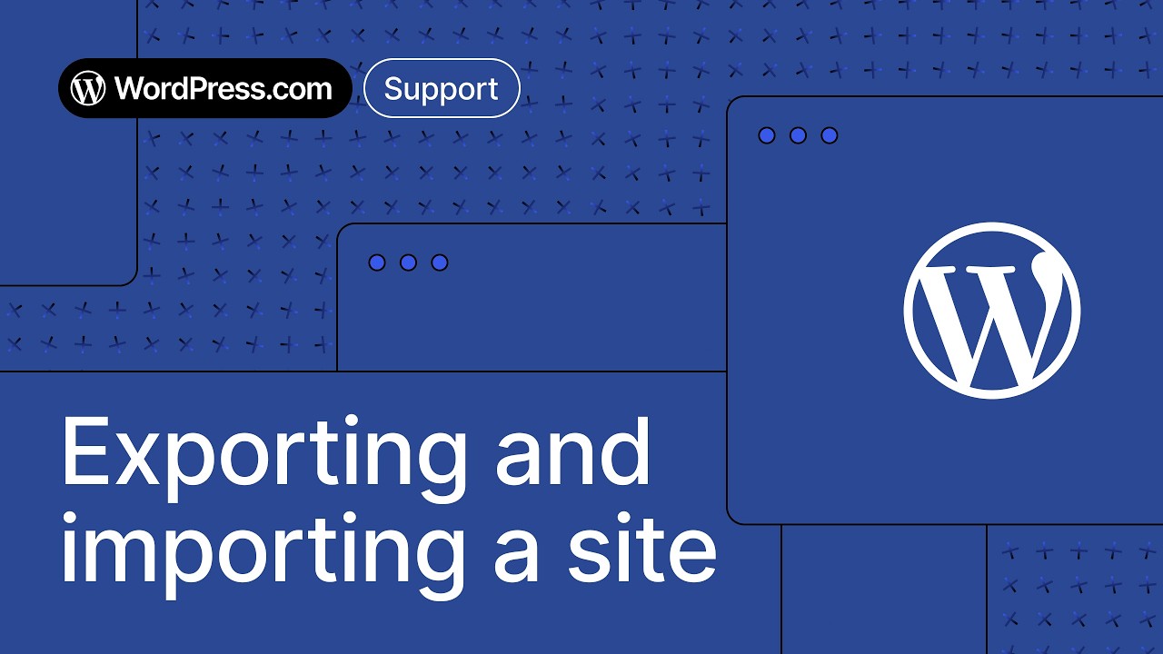 How to export and import your WordPress site