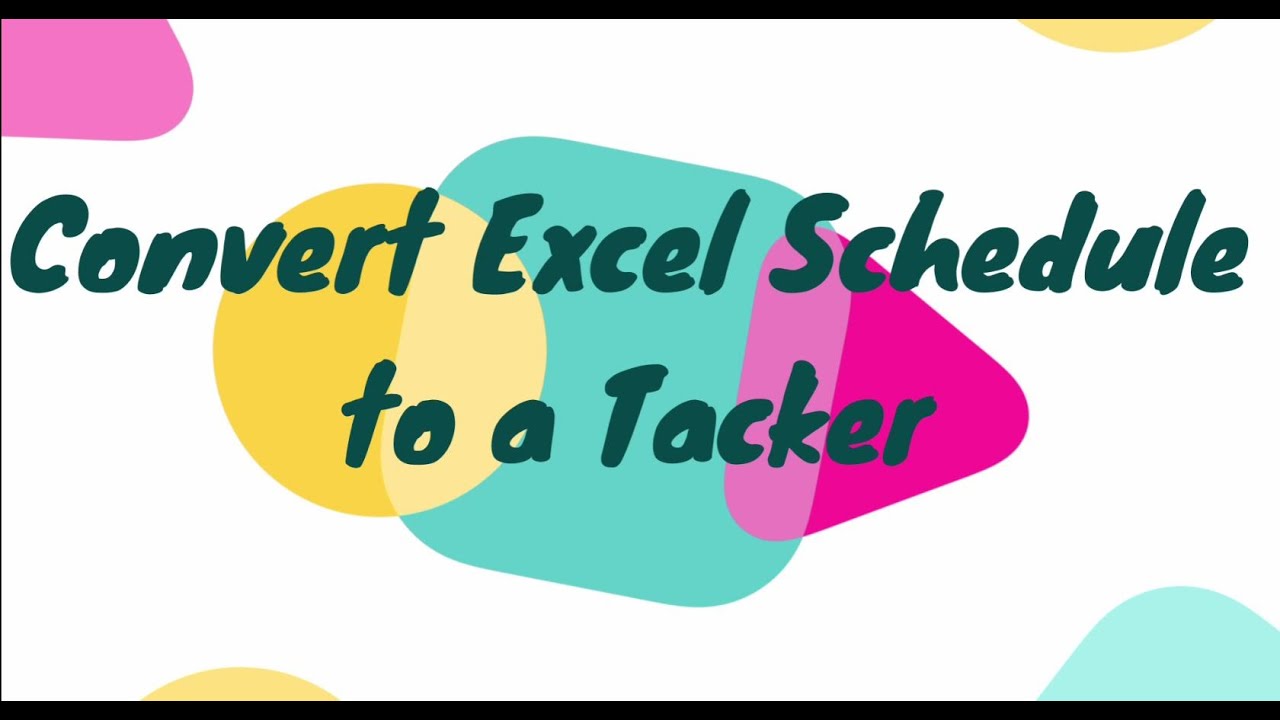 Create Tracker for Construction Project in Excel