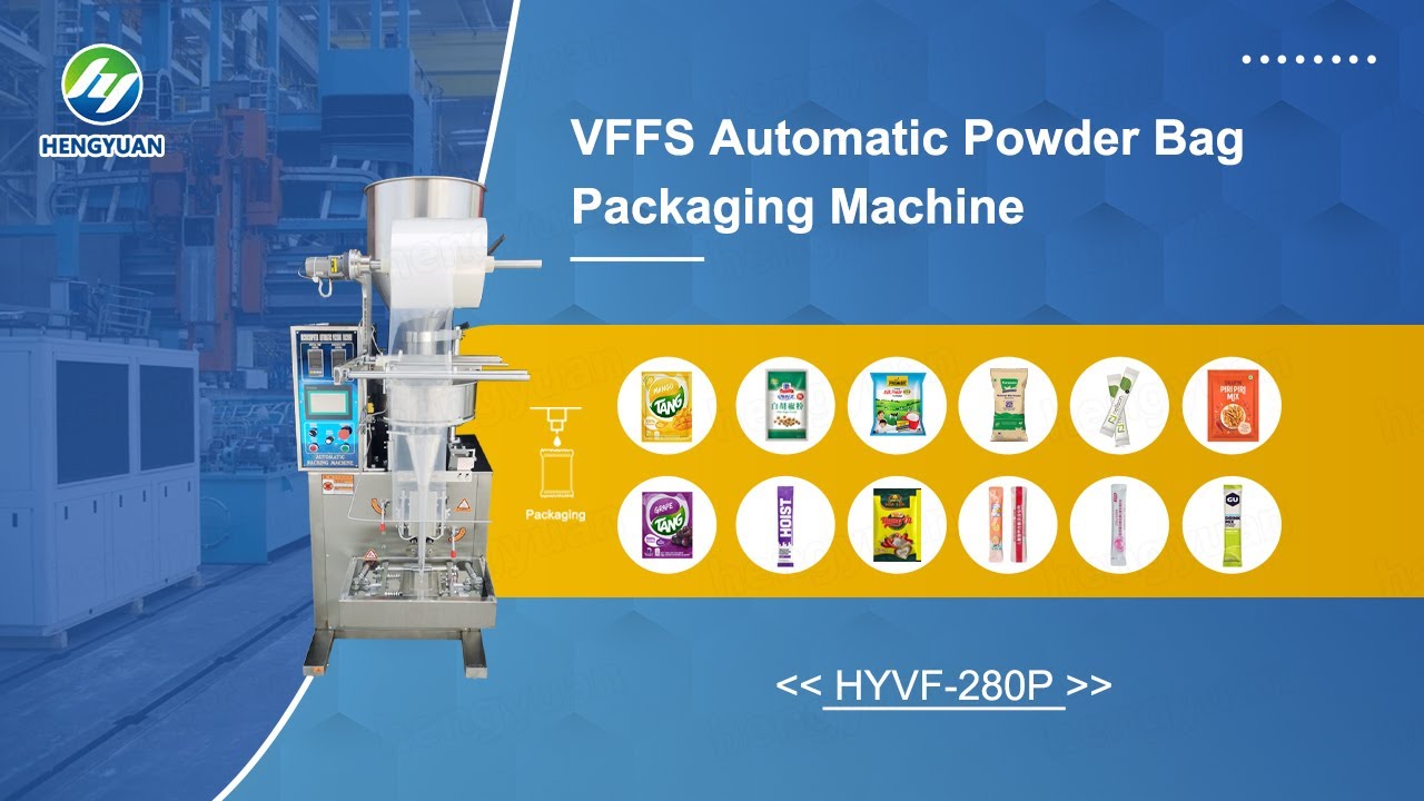 🔍 Automatic Packaging Machine, VFFS Powder Bag Packer, Model HYVF-280P