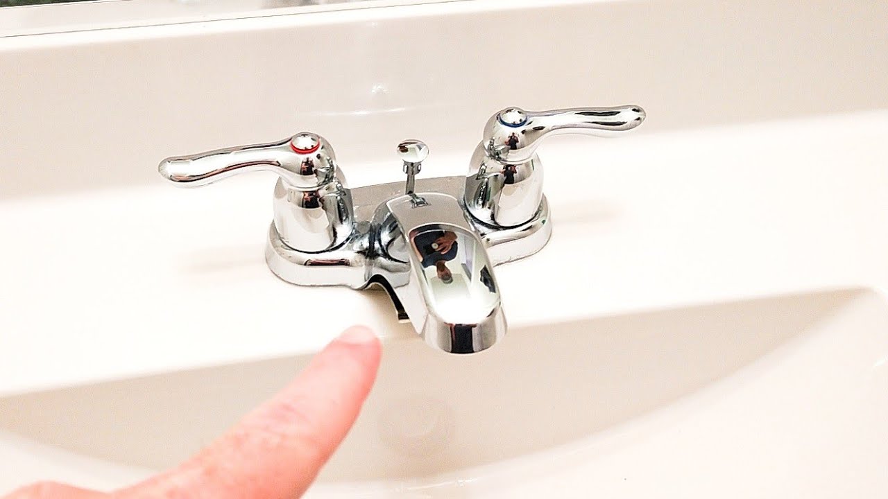 Moen 4925 Bathroom Faucet Leak From Bottom of Lift Rod Patch Job