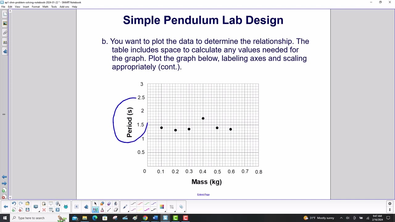 Simple Pendulum Lab Design