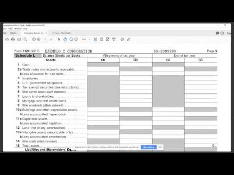 What is the purpose of Schedule M-1 on Form 1120?
