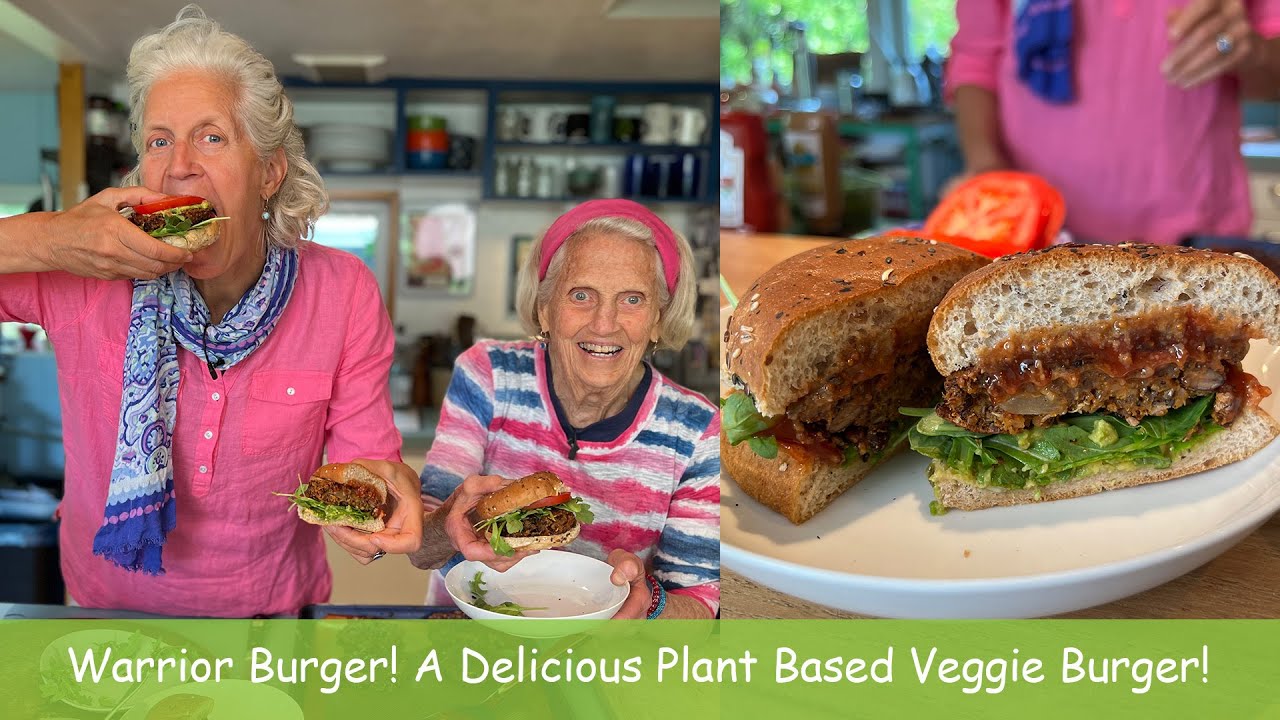 Warrior Burger! A Delicious Plant Based Veggie Burger!