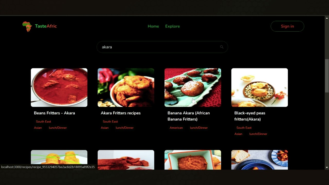 Full Stack Recipe App with React & EDAMAM API | ALX Portfolio Project Demo