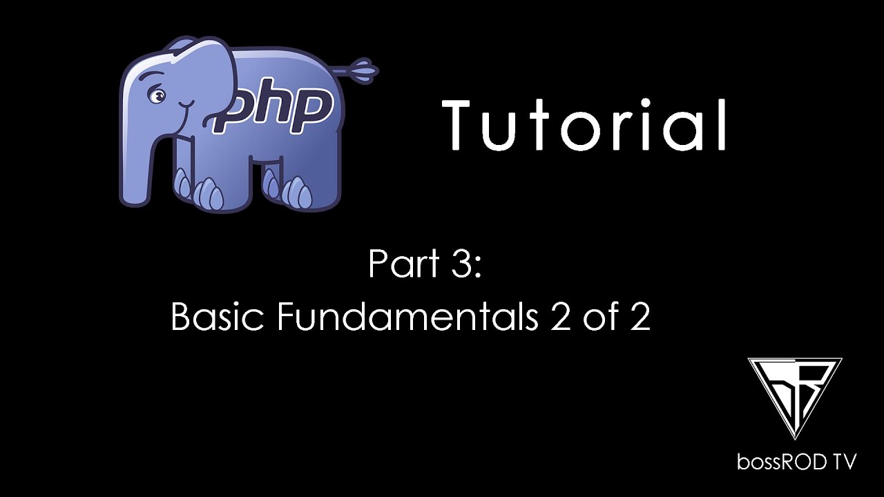 [TAGALOG] PHP Tutorial Part 3 - Basic Fundamentals 2 of 2