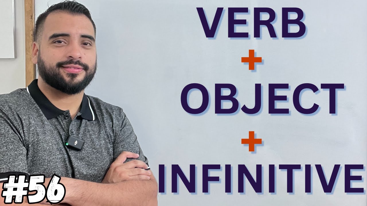 VERB + OBJECT + INFINITIVE