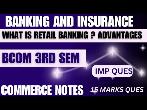 Retail Banking | MEANING | BANKING | BCOM | MCOM | IMP QUES |