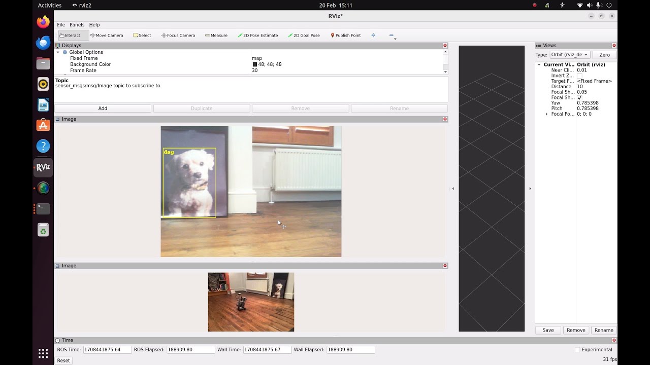 ROS2 COCO object detection