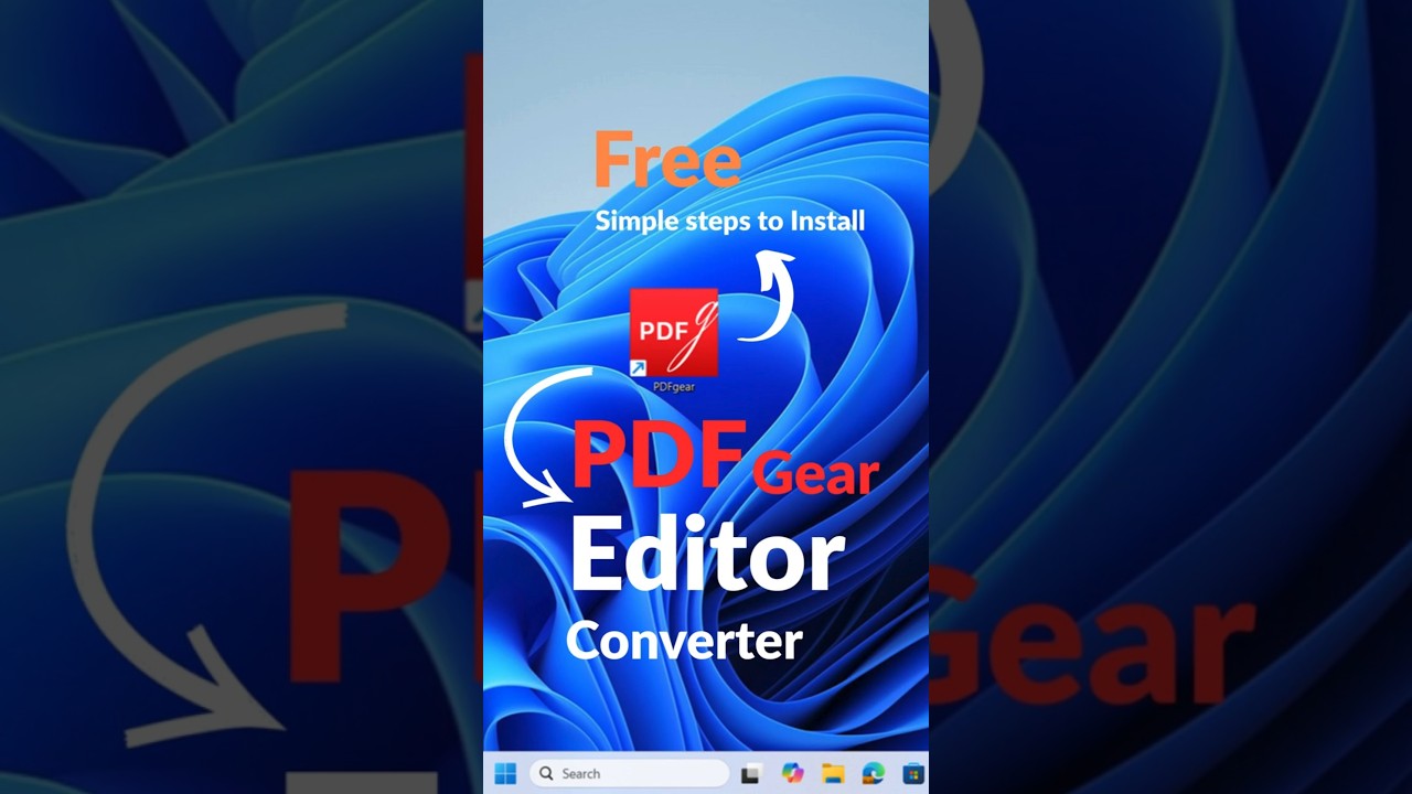 How to Install PDF Gear Free PDF Editor Converter #hdamstech #youtubeshorts #shorts #shortvideo
