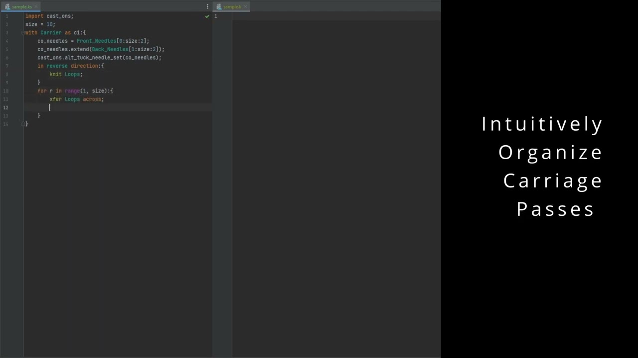 KnitScript: A Domain-Specific Scripting Language for Advanced Machine Knitting